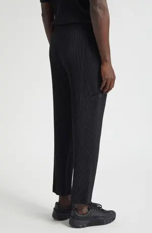 Issey Miyake Quarry Pleated Straight Leg Pants
