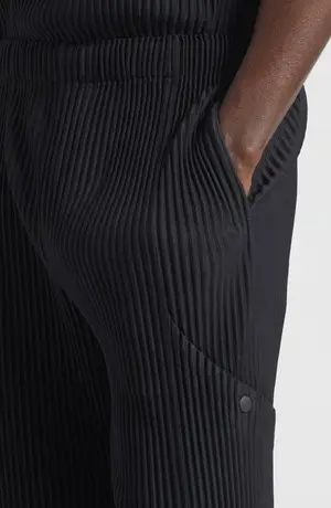 Issey Miyake Quarry Pleated Straight Leg Pants