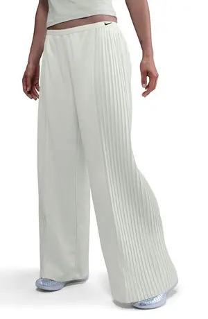 Nike Pleated Wide Leg Pants - Sail/black