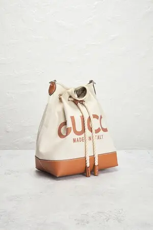 Gucci Logo Bucket Bag