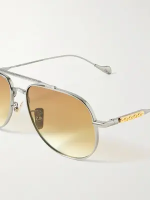 CUTLER AND GROSS The Great Frog Bowie Aviator Sunglasses