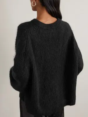 TOTEME Oversized Ribbed Alpaca-blend Sweater