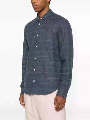 CELLAR DOOR Buttoned Check Shirt