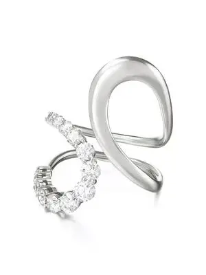 Melissa Kaye 18k White Gold Aria Diamond Jane Ring