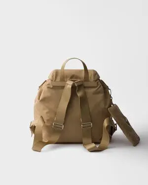Prada Re-nylon Backpack - Camel Brown