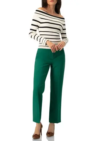 IVONNE Tailored Straight-leg Trousers