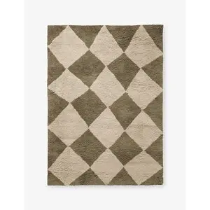 FERM LIVING Tilt Tufted Wool Rug 200cm X 140cm - Green