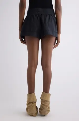 Isabel Marant Cybila Cotton Pintuck Shorts