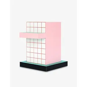 SELETTI Supersidetable Grid Wooden Side Table - One-color