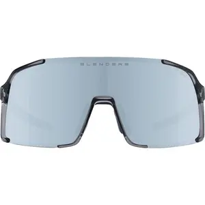 BLENDERS EYEWEAR Exposé 132mm Polarized Semi-rimless Shield Sunglasses - Slate Shadow