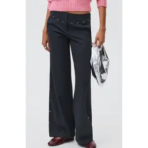 Mango Low Rise Pants For Women