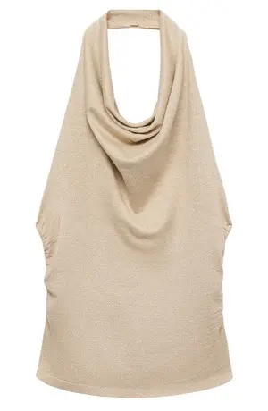 Mango Sleeveless Halter Top