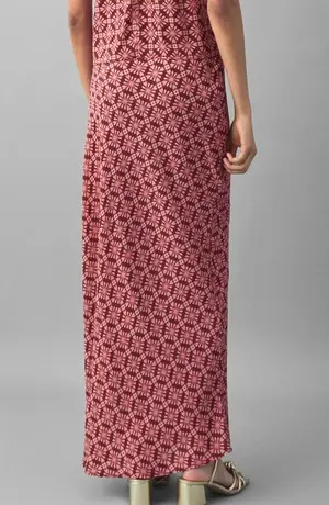 Mango Printed Maxi Skirt - Pastel Pink