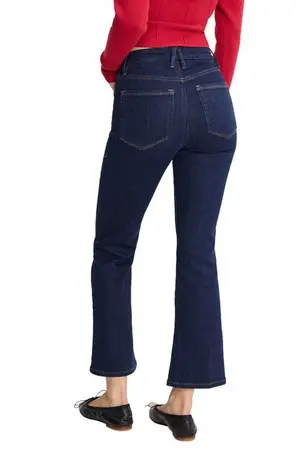 Good American Good Legs Crop Mini Bootcut Jeans - Indigo1153