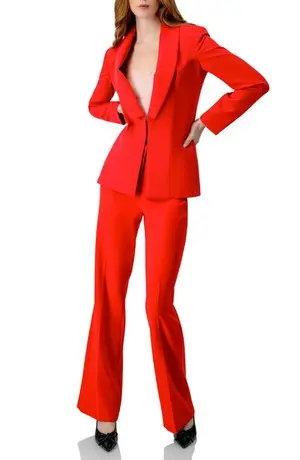 IVONNE Tailored Straight-leg Pants