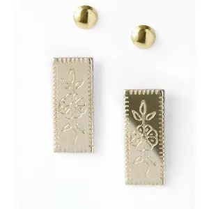 Embossed Earrings