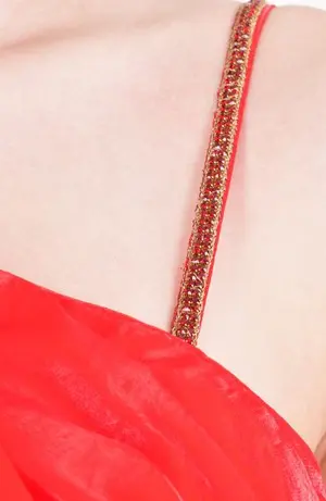 RAAS Tiana Embellished Silk Maxi Dress