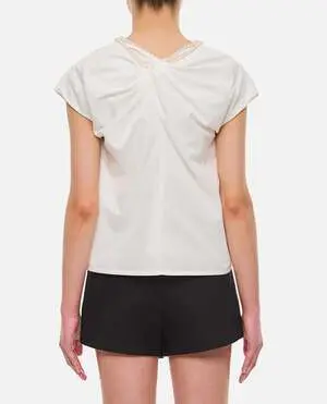 Junya Watanabe Pearl Neckline Blouse
