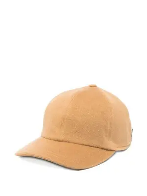 Borsalino Hiker Cashmere Baseball Cap - Beige