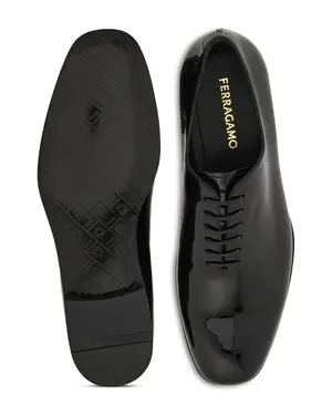 FERRAGAMO Astro Patent Leather Oxfords