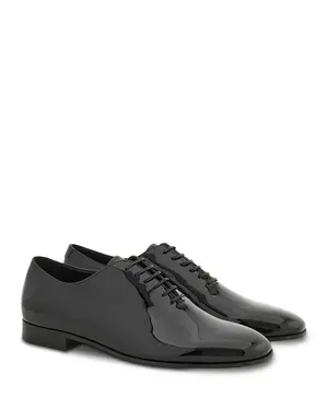 FERRAGAMO Astro Patent Leather Oxfords