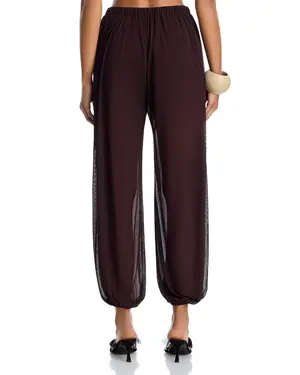 Aqua Balloon Pull-on Pants - Brown