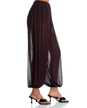 Aqua Balloon Pull-on Pants - Brown