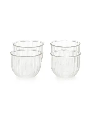 FLECK Kira Glass Cups Set Of 4
