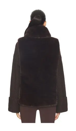SUSANNA CHOW Laurelle Faux Fur Vest