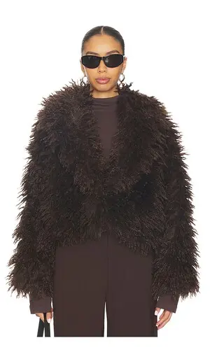 Steve Madden Inaya Faux Fur Coat