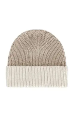 Rag & Bone Blake Tonal Beanie - Ivory