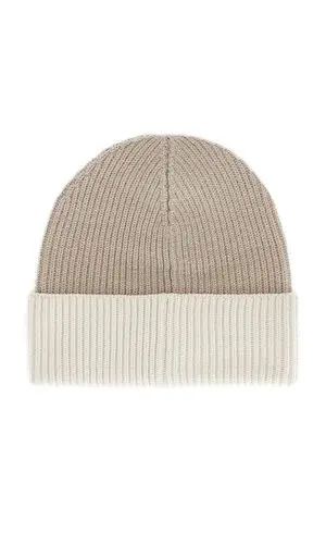 Rag & Bone Blake Tonal Beanie - Ivory