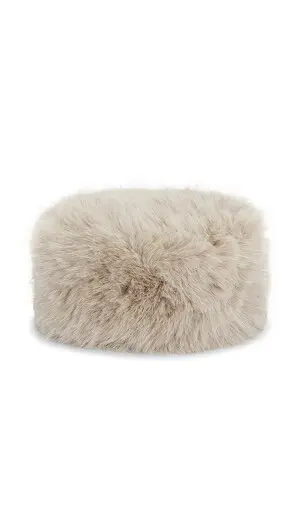 UNREAL FUR Natasha Fur Hat - Almond