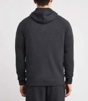 Derek Rose Cashmere Finley Zip-up Hoodie - Grey