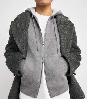 Simkhai Wool-blend Zip-up Hoodie