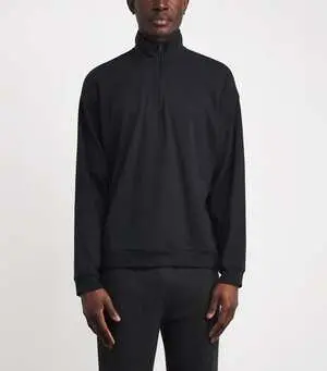 SKIMS Jersey Lounge Quarter-zip Sweater