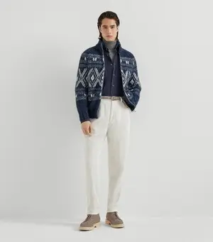Brunello Cucinelli Alpaca-blend Zip-up Cardigan