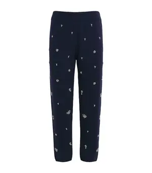Simkhai Wool-cashmere Kandace Embellished Sweatpants
