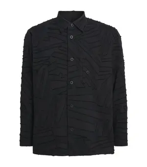 Issey Miyake Geometry Jacquard Shirt
