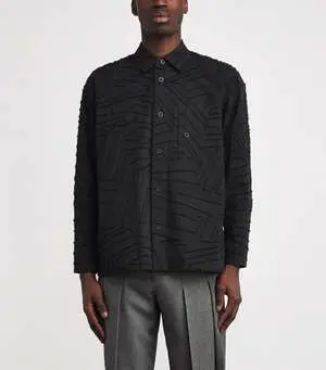 Issey Miyake Geometry Jacquard Shirt
