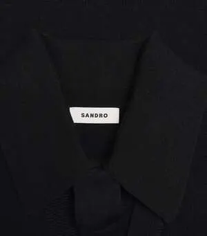 Sandro Wool-cashmere Knitted Top