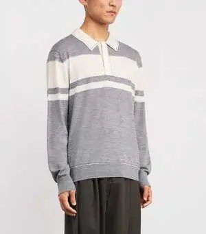 Simkhai Wool Stripe Rugby Shirt