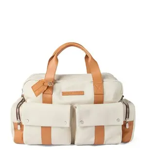 Brunello Cucinelli Leather Leisure Bag - White