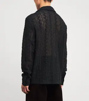 Séfr Wool-blend Lace Jagou Shirt