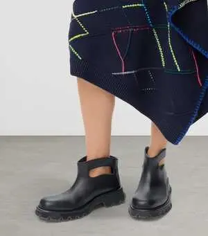 Loewe Leather Bobby Boots