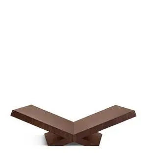 Assouline Walnut Leather Bookstand