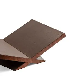 Assouline Walnut Leather Bookstand