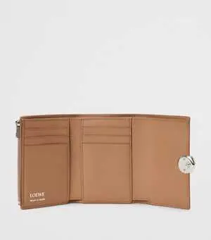 Loewe Small Leather Pebble Vertical Wallet