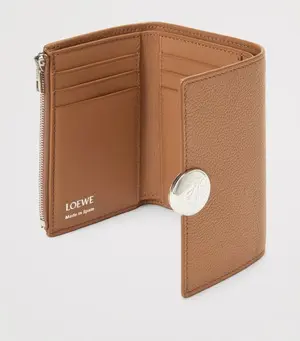Loewe Small Leather Pebble Vertical Wallet