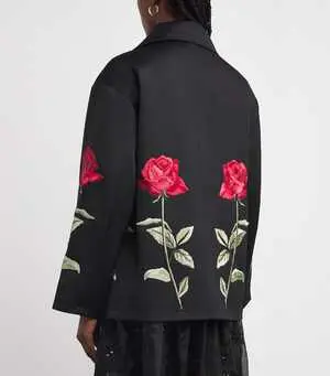 LEO LIN Rose-embroidered Leyna Jacket